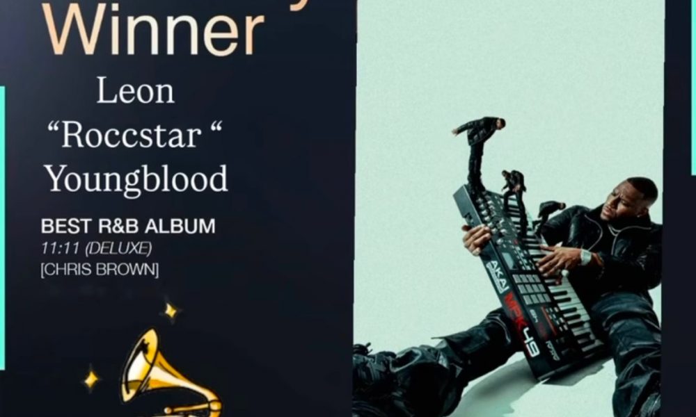 RoccStar and Chris Brown Win 2025 Grammy for BestR&B Album with 11:11 ...